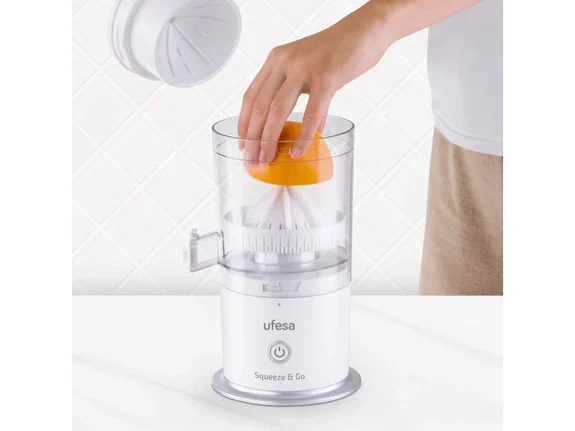 Cediljka za citruse Ufesa Squeeze&Go/punjivi/45W/bela