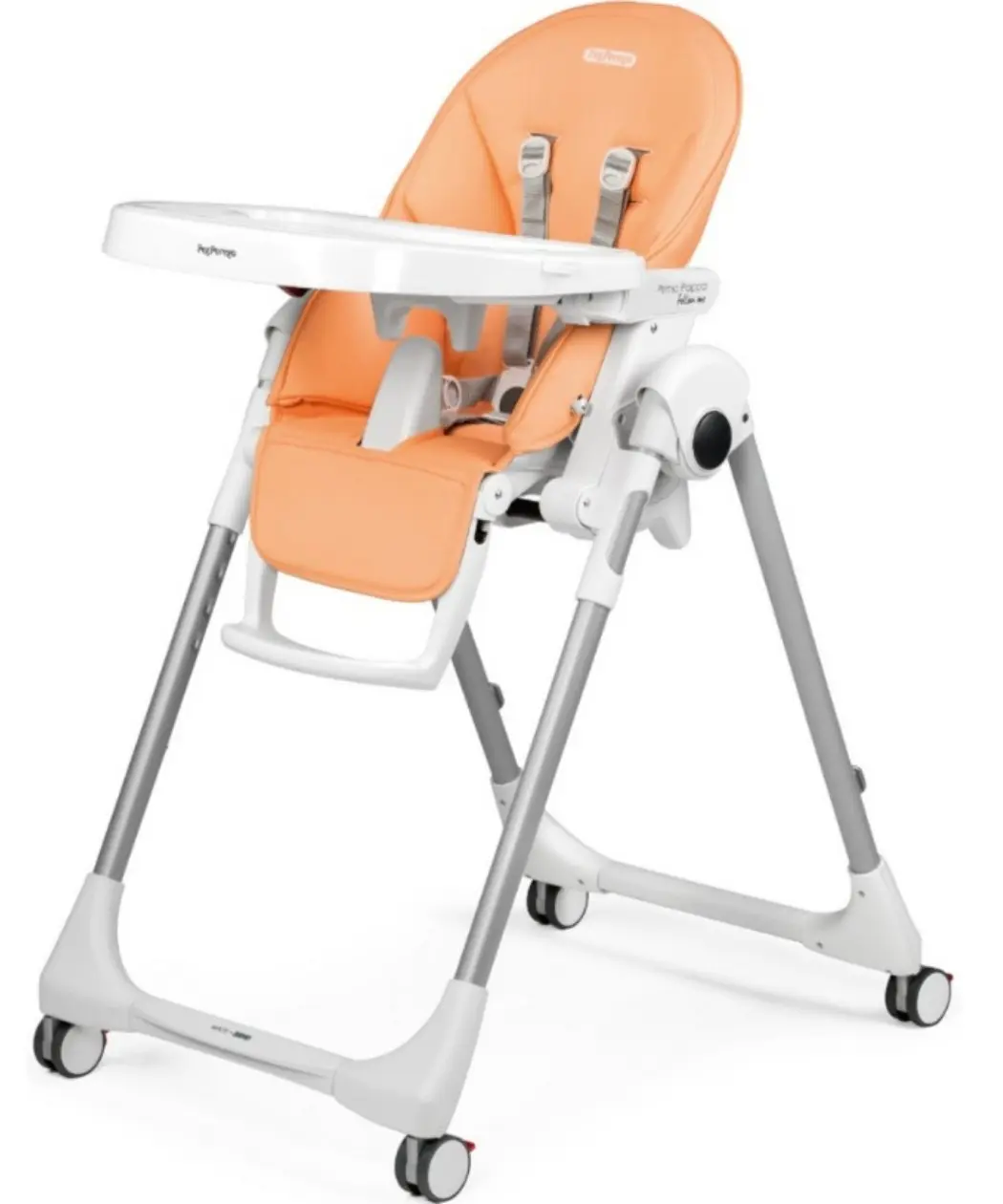 PEG PEREGO Hranilica višepoložajna Prima Pappa Follow me, Narandžasta
