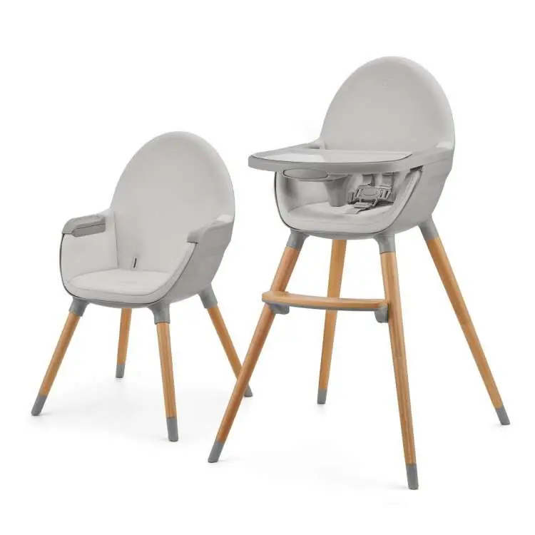 Kinderkraft Hranilica za bebe 2u1 Fini2, Siva