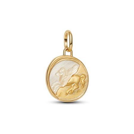 Medaljon Pegaz od 14k pozlate