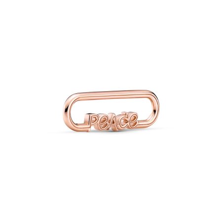 Karika Peace od 14k roze pozlate