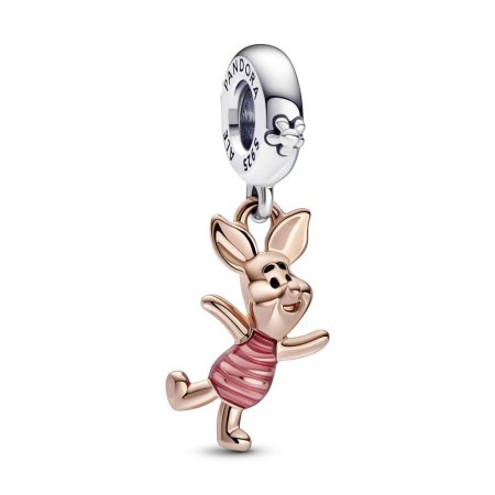 Disney Winnie the Pooh Piglet viseći privezak u dva tona