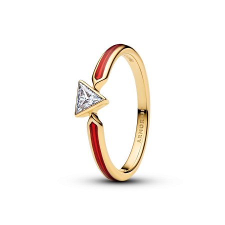 Marvel Iron Man crveni prsten od 14k pozlate