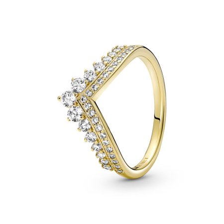 Prsten Wishbone u obliku tijare od 14k pozlate