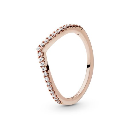Prsten Wishbone inspirisan klasičnim dizajnom od 14k roze pozlate