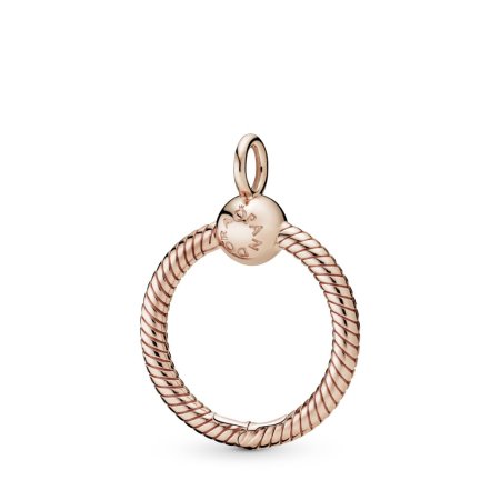 Privezak O manji od 14k roze pozlate