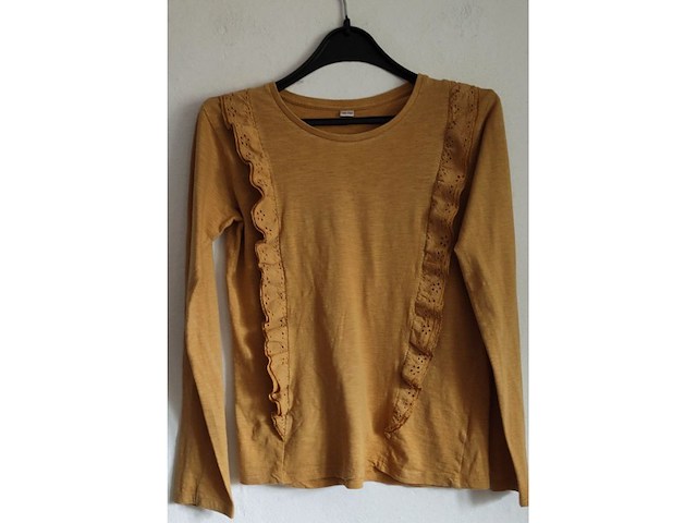 Boho romantična ZEEMAN bluza u boji meda (S/M)
