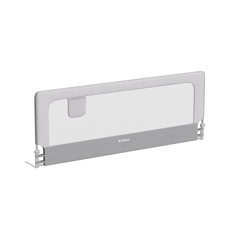 Tulano Cover 30 White-Grey, Zaštitna ograda za krevet za decu 200 cm