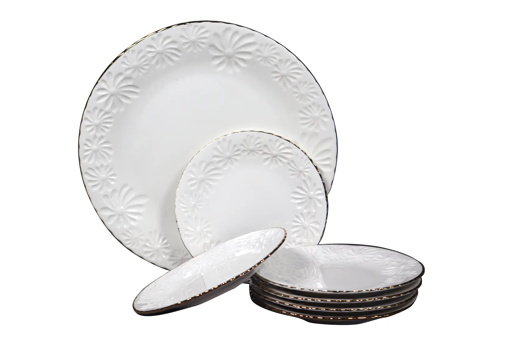 Sigma Porcelanski set za kolače WD9450, 7 komada, Beli