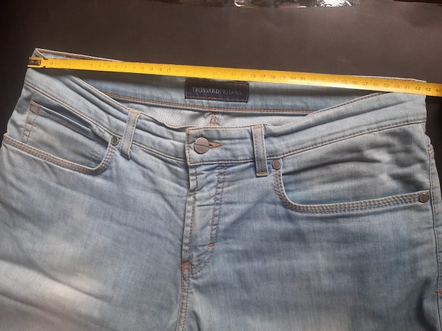 TRUSSARDI JEANS-Azurno plave