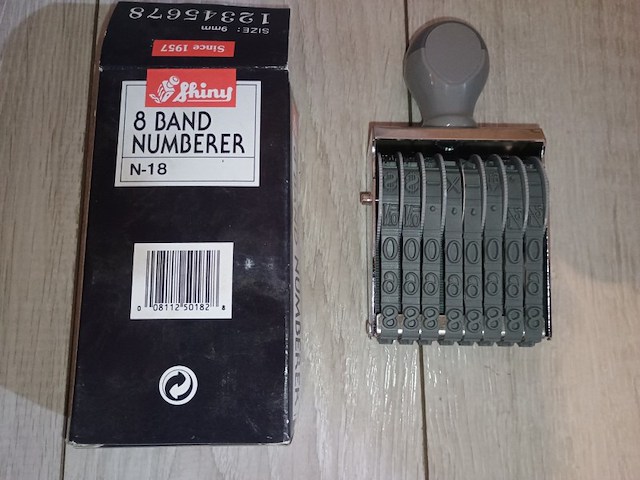 Profesionalni numerator 8 cifara 9mm