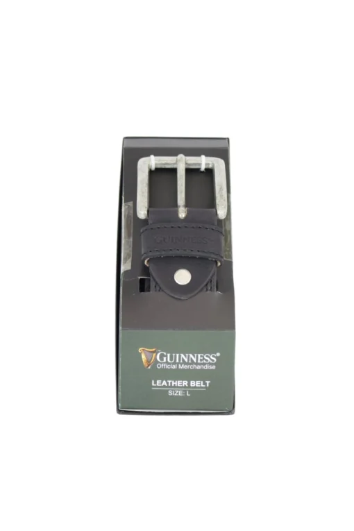 Kaiš muški kožni u poklon kutiji BT01 Guiness M veličina crna Guinness