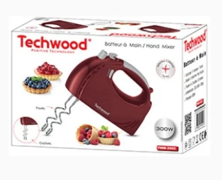 Techwood TMM-3005 ručni mikser crveni ( 20815 )