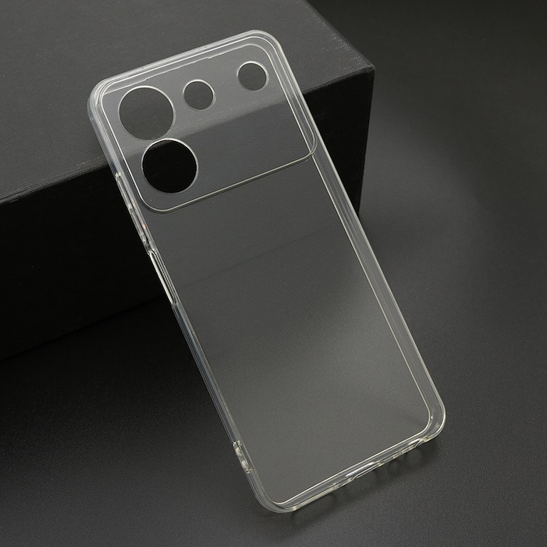 Futrola ULTRA TANKI PROTECT silikon za ZTE Blade A54 providna (bela)