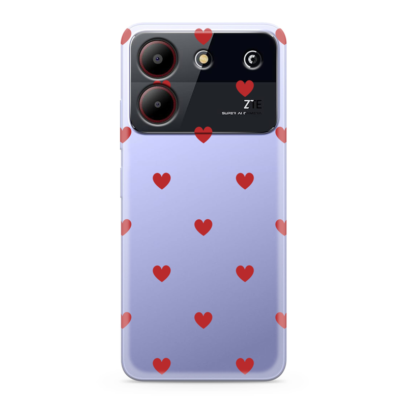 Futrola ULTRA TANKI PRINT CLEAR za ZTE Blade A54 SP013