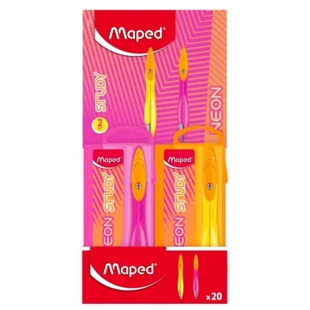 Maped šestar study neon sa minom ( m199500 )