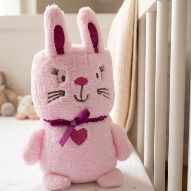 Ready Plišano ćebe - igračka za bebe - Roze Zeka