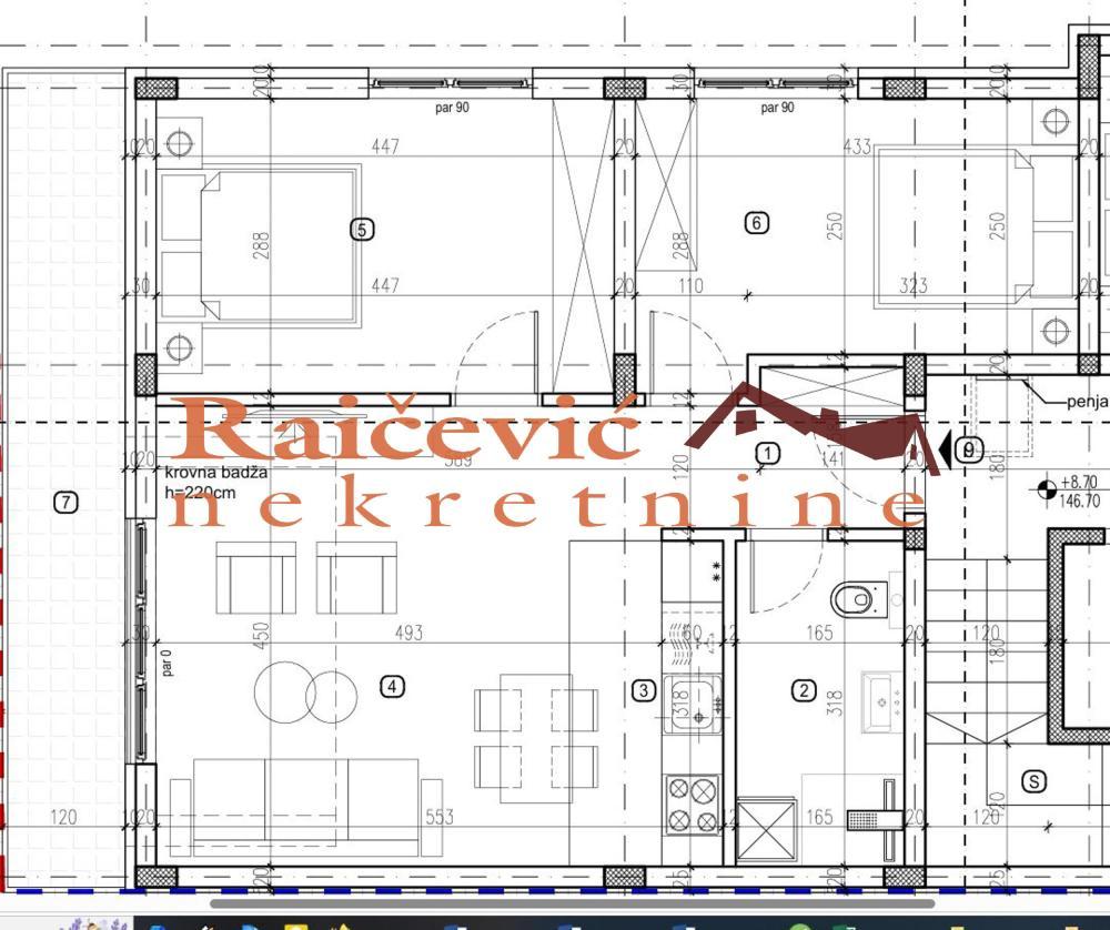 Tikveska, Trosoban stan na prodaju, 66m2, 230.895€