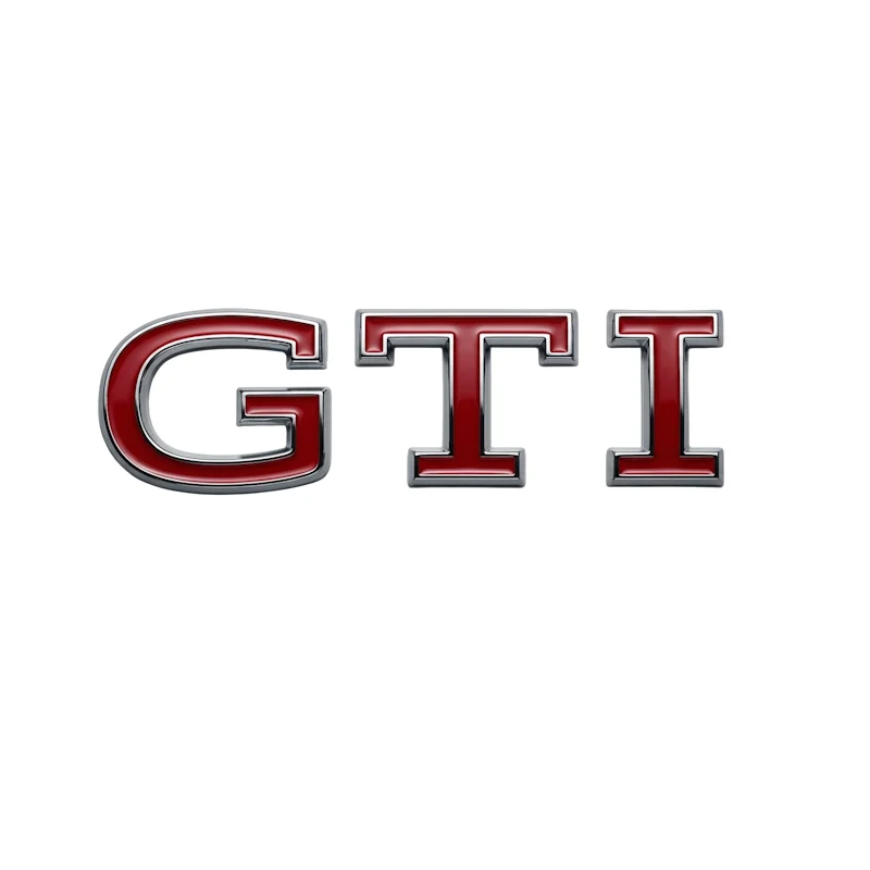 3D Natpis GTI crveni – 5481