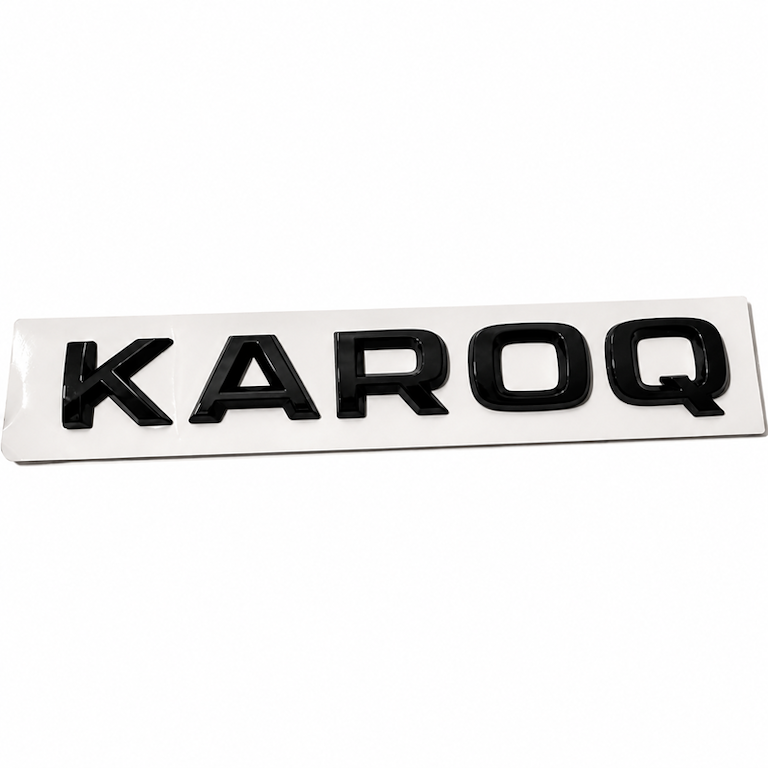 3D Natpis Karoq crni – 5455