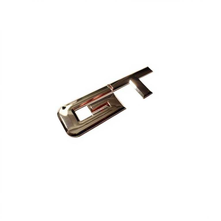 3D Natpis GT silver – 5484