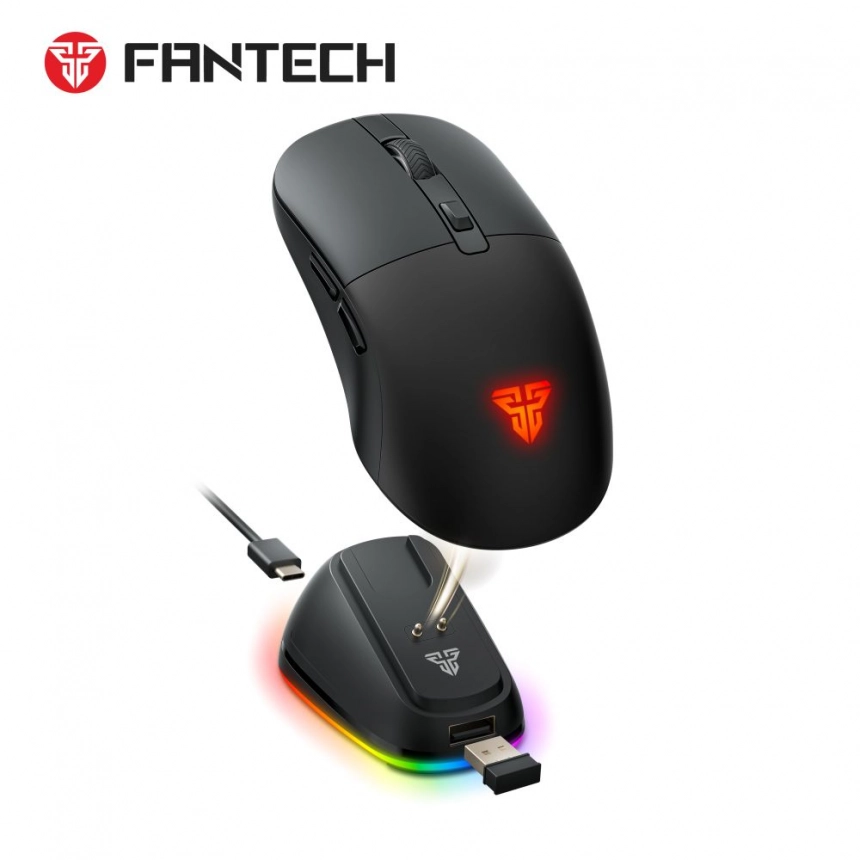 Mis Wireless Gaming Fantech WG9RD Kanata crni