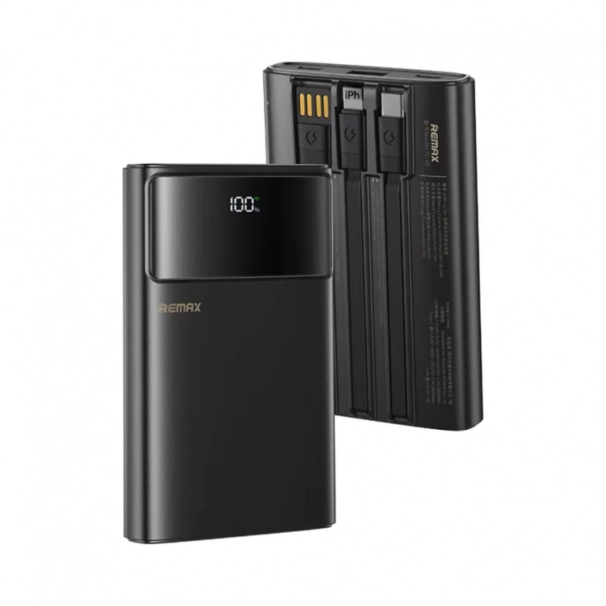 Power bank prenosiva baterija REMAX FC-03 20W+22.5W 10000mAh crna