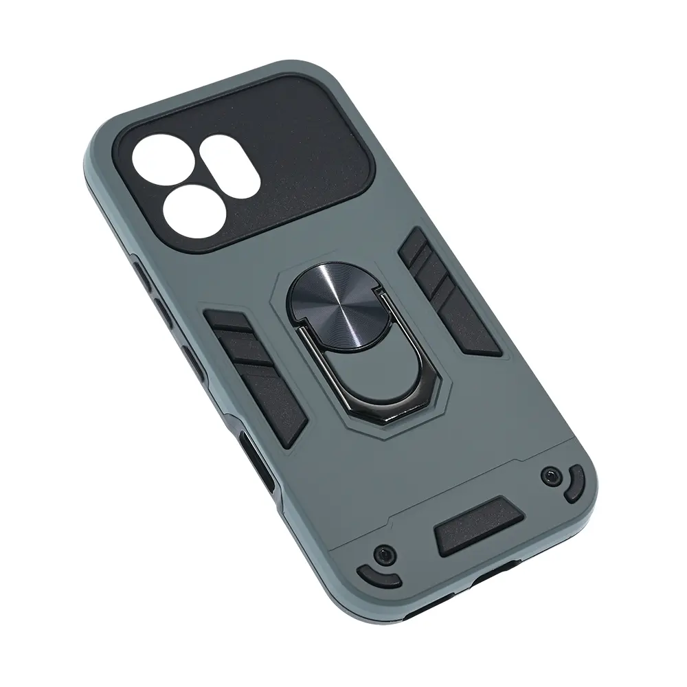 Maska Hard Ring za Honor 600 tamno siva