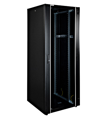 19"Samost.orman 47U/2232x800x800 (VxŠxD),800kg,IP20,crni
RAL9005 (crna), staklena vrata, IP20