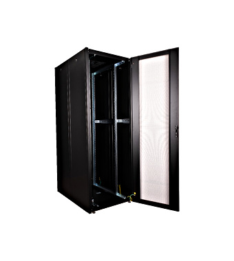 19"Samost.SERVER 42U/2010x800x800 (VxŠxD),800kg,IP20,crni
crni, perforirana prednja (1-krilna)/zadnja (2-krilna) vrata