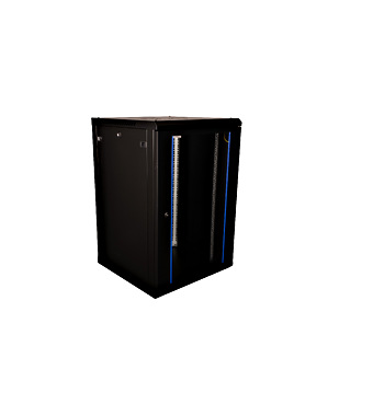 19"Nazidni orman 18HU/912x600x600 (VxŠxD),80kg,IP20,crni
RAL9005 (crna), staklena vrata, IP20