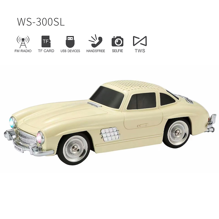 Bluetooth zvucnik WS-300SL zuti