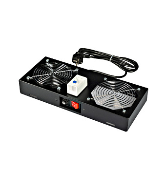 Krovni panel sa 1 vent. i analog.termostat. za DT/DTW,crni
RAL9005 (crna), montaža izvan kućišta ormana