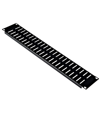 19"Slepi panel 2HU,perforiran,montaža vijcima,crni
RAL9005 (crna)