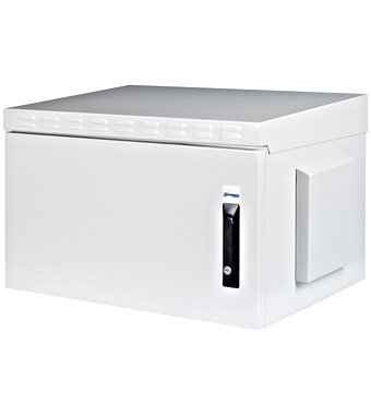 19"Naz.orm.IP55 7HU OUTDOOR/490x600x450 (VxŠxD),100kg,sivi
RAL7035 (svetlo siva), metalna vrata, IP55