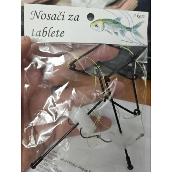 CHOKA NOSAČI ZA TABLETE SA VEZANIM UDICAMA 2KOM