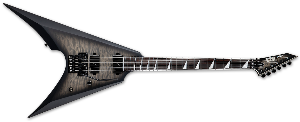 LTD ARROW-1000 QM CHBS CHARCOAL BURST SATIN