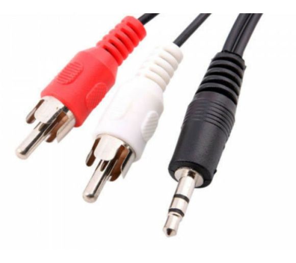 FAST ASIA - Audio kabl (3,5mm stereo jack na 2 RCA jack) 10m