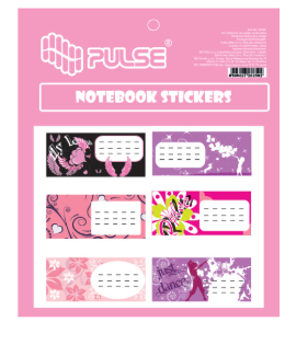 NALEPNICE ZA SVESKE 1/30 PULSE