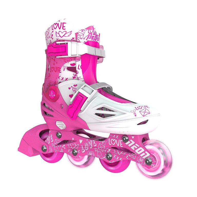 Yvolution Neon Inline roleri - PINK - veličina 30-33