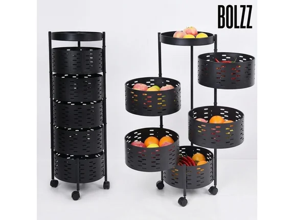 ModernHome Organizer sa rotirajućim policama Round 5 Bolzz BOLPOLROU5