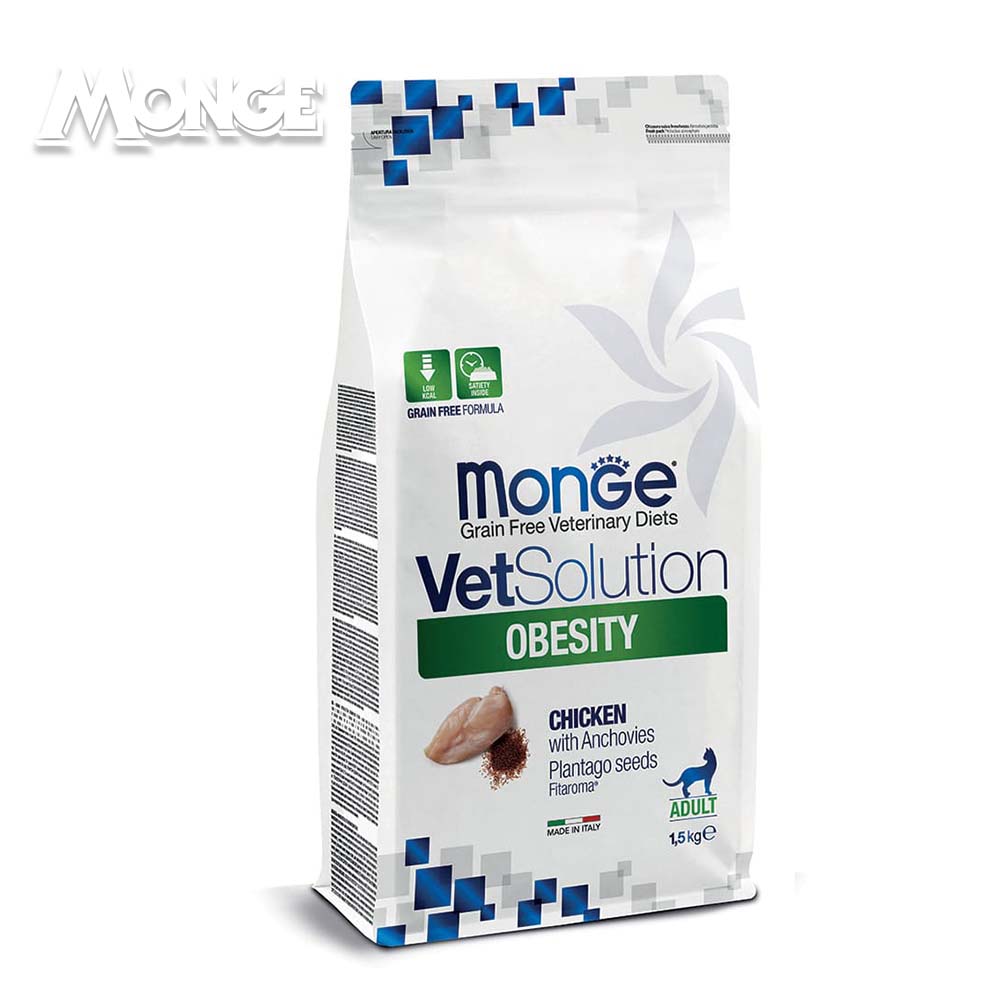 Monge VetSolution Veterinarska Dijeta za Mačke OBESITY 1.5kg