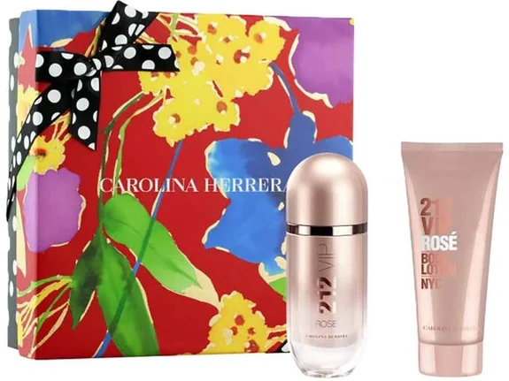 Carolina Herrera 212 Vip Rosé Set EDP 80ml + Body Lotion 100ml