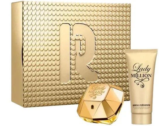 Paco Rabanne Lady Million Set EDP 80ml + Body Lotion 100ml