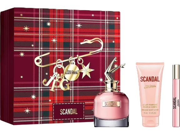Jean Paul Gaultier Scandal Set EDP 80ml + Body Lotion 75ml + EDP 10ml