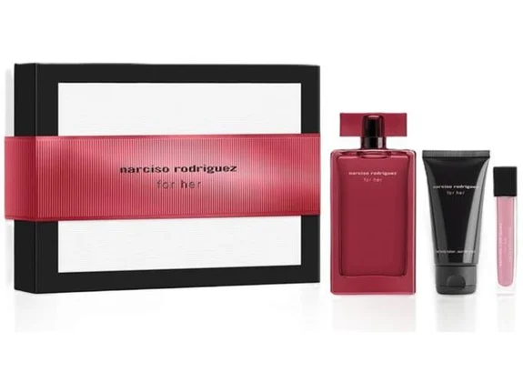 Narciso Rodriguez For Her Intense Set EDP 100ml + Body Lotion 100ml + EDP 10ml