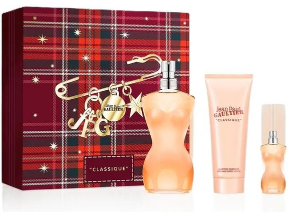 Jean Paul Gaultier Classique Set EDT 100ml + Body Lotion 75ml + EDT 6ml