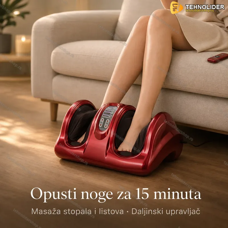 Električni Masažer za Stopala i Listove sa Daljinskim Upravljačem