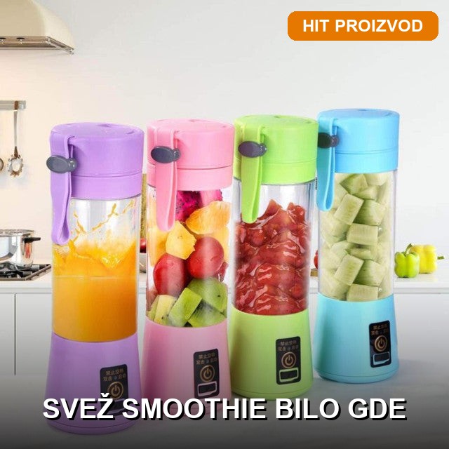 BlendGo Prenosivi Blender – Punjivi Mini Blender za Smoothie i Voćne Sokove