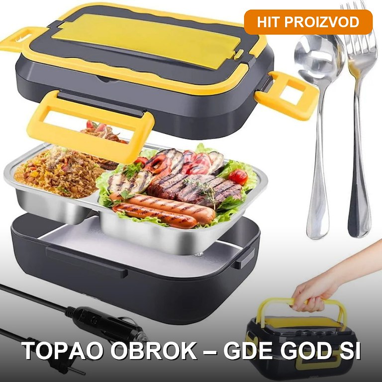 Lunch Hot Box PRO – Električna Posuda za Topao Obrok 12V/24V/220V